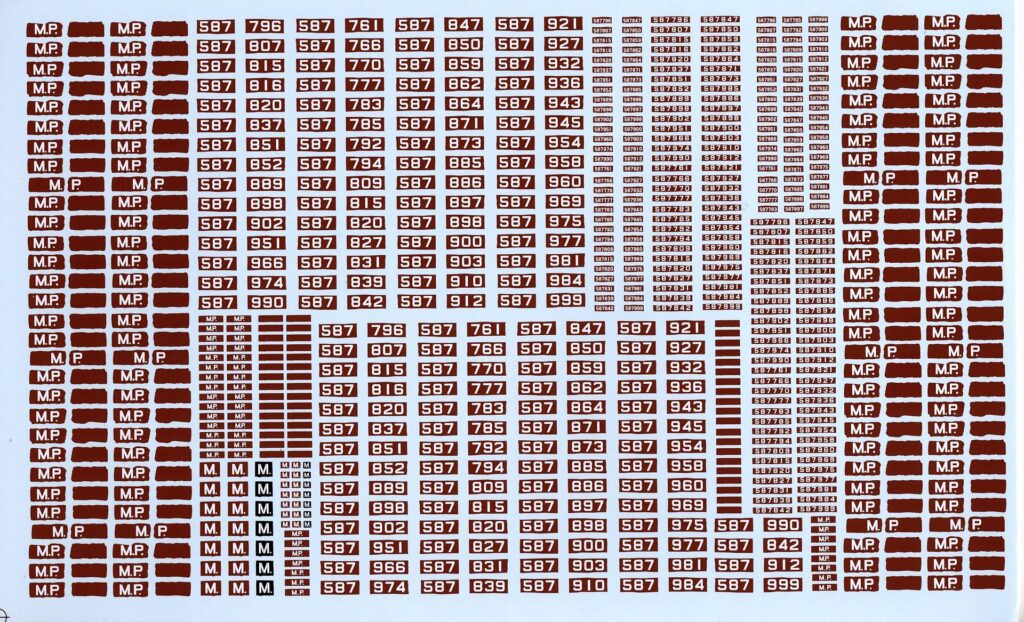 Custom HO Decals – ExactRail Bethlehem Hopper Renumbering – Missouri ...