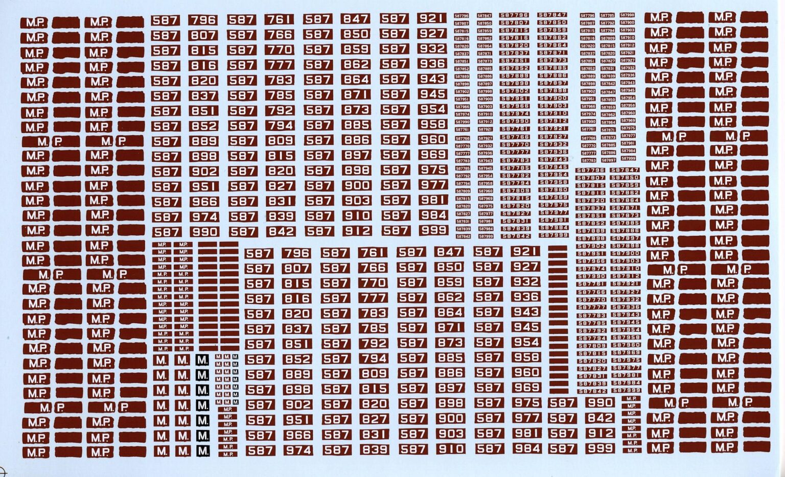 Custom HO Decals – ExactRail Bethlehem Hopper Renumbering – Missouri ...