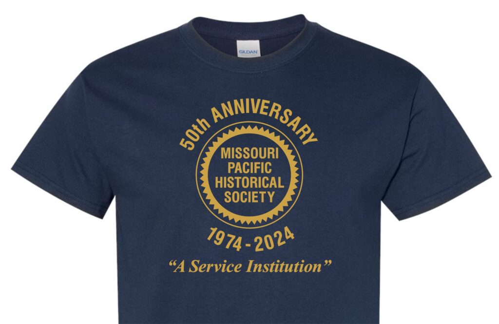 T-Shirt, Screen Printed – MPHS 50th Anniversary Logo – Missouri Pacific ...